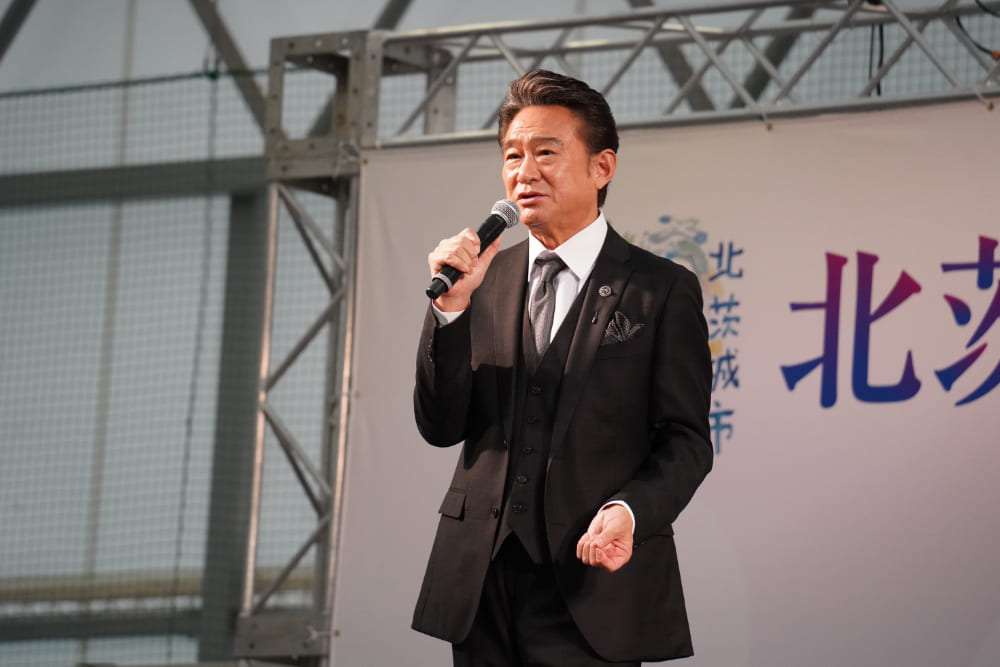 警察庁特別防犯対策監 杉良太郎氏 警察庁特別防犯支援官 伍代夏子氏・船越英一郎氏 北茨城市にて広報啓発を実施 | イベントレポート | SOS47の活動 | 警察庁・SOS47特殊詐欺対策ページ